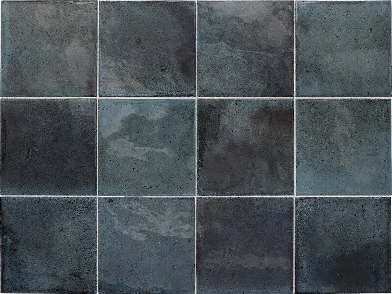 Керамическая плитка Equipe Hanoi Blue Night 30012 настенная 10х10 см синий