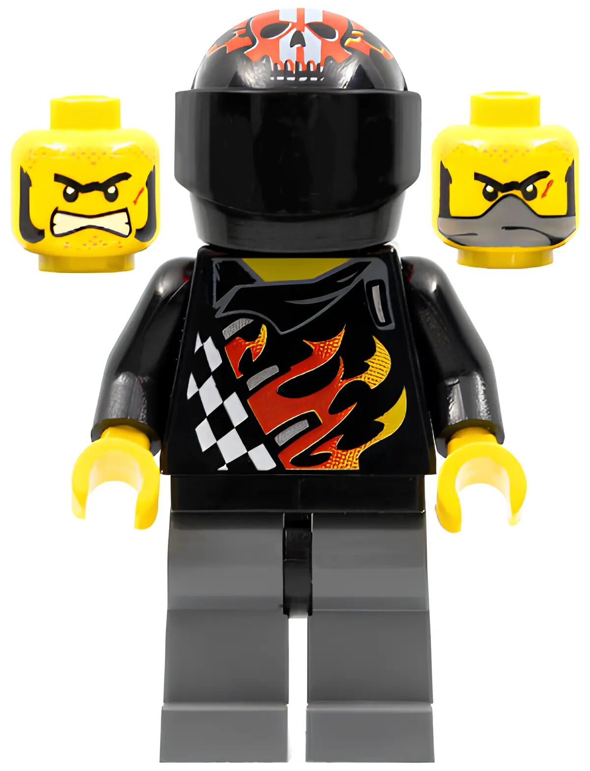 Минифигурка LEGO Backyard Blaster 1 (Bart Blaster) - Standard Helmet, Black Visor wr002 U