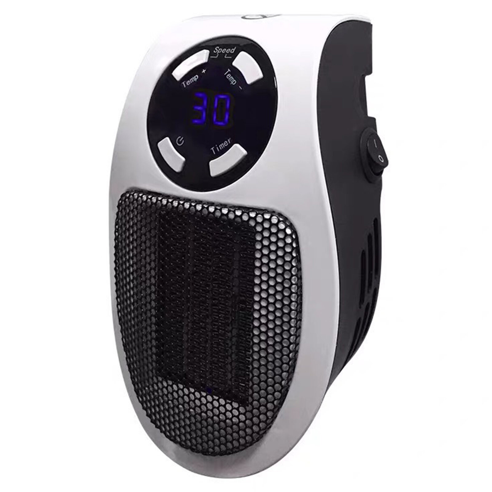 Малые обогреватели, мини тепловые вентиляторы, термоэлектрические обогреватели со скоростью, обогреватели для офиса и дома, маленькие солнечные обогреватели белого цвета стандарт США (без пульта дистанционного управления), 500W, 110V/220V, 50/60Hz,