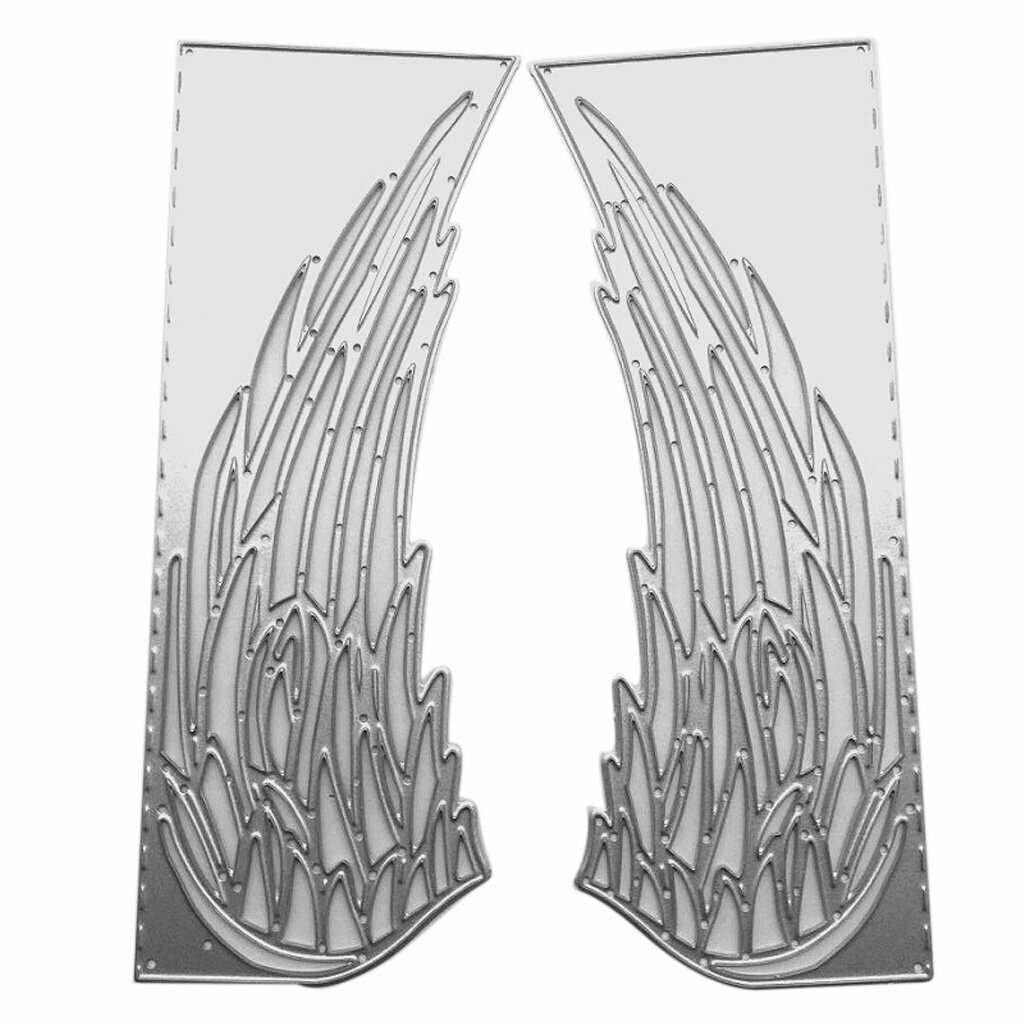 Крыло Для Резки Металла Умирает Трафарет Для Скрапбукинга DIY Альбом Штамп Бумажная Открытка Тиснение