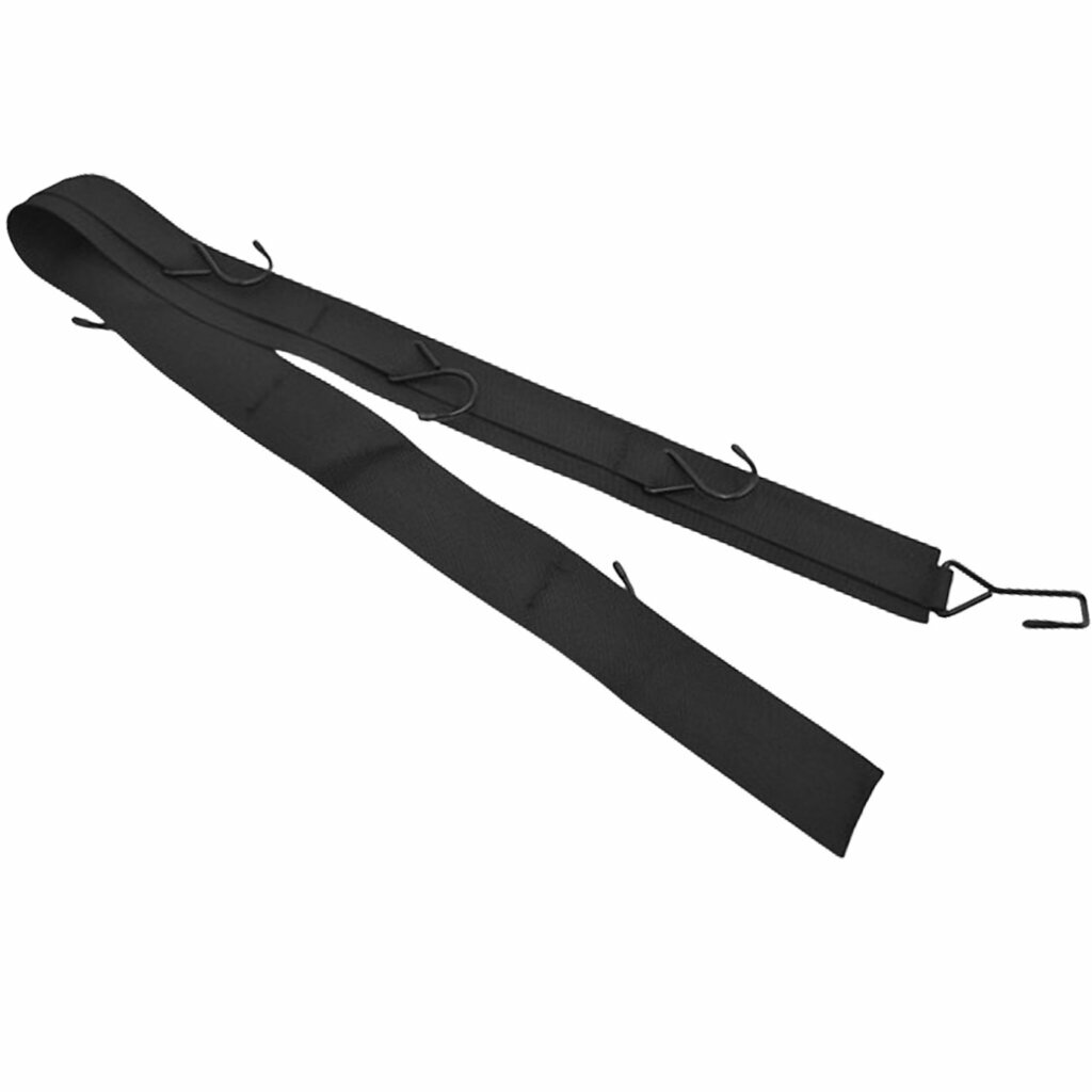 Вешалка для хоккейного снаряжения Переносная подвесная сушилка Подвесные ремни с 5 крючками Органайзер для хоккейного снаряжения