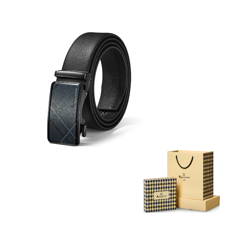 AQUASCUTUM Cow Leather Belts Men's 3.6cm 120