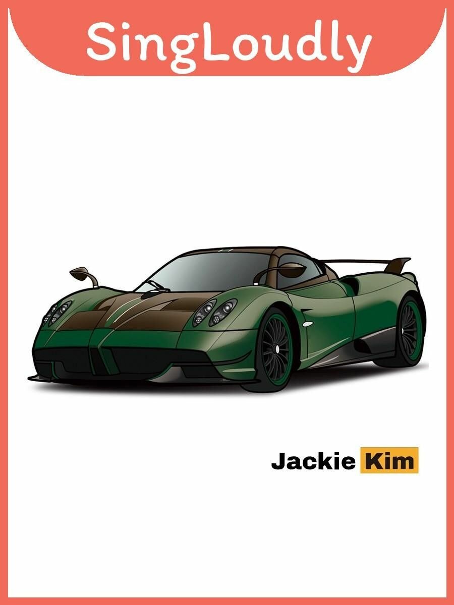 Pagani huayra суперкар модель из сплава с контролем инерции и амортизаторами для детей зеленый