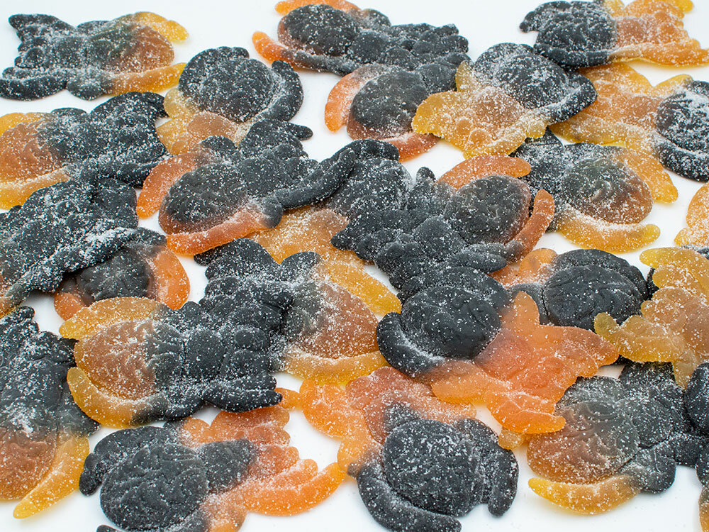 Мармелад жевательный "Гигантские пауки" в сахаре 1кг RAVAZZI/Италия