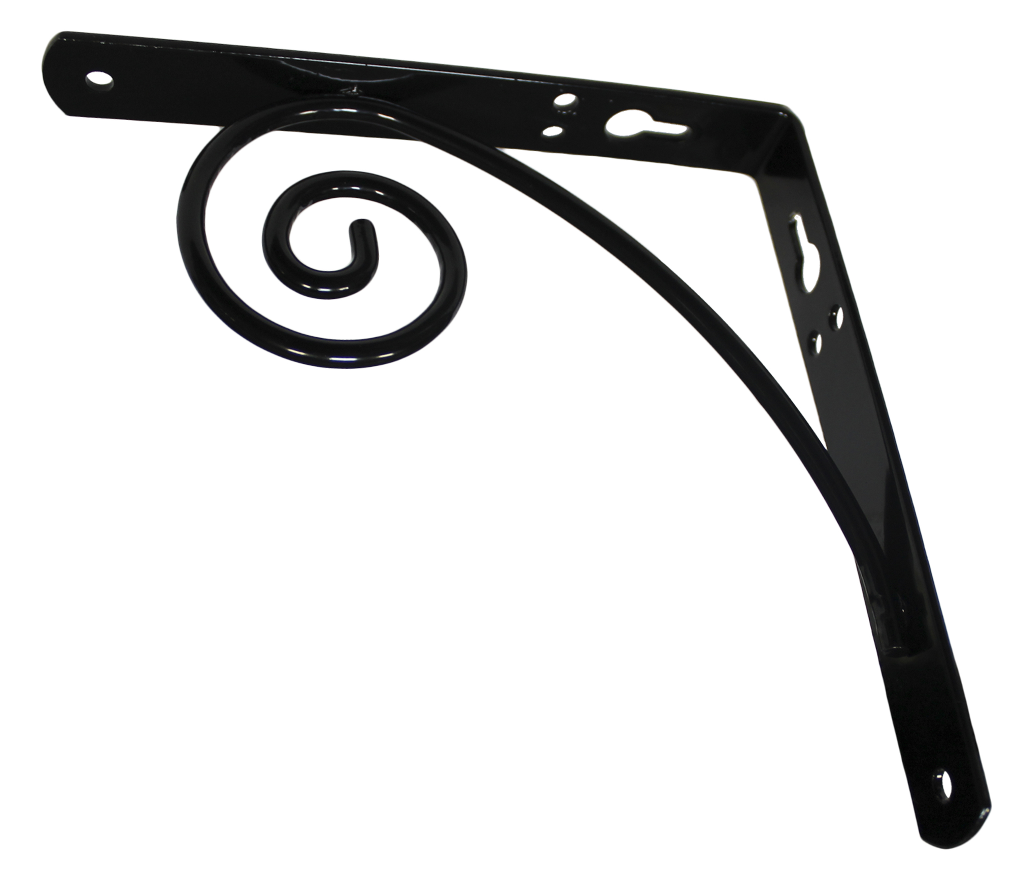 Кронштейн для полки Петротех Сюита стальной, черный, 150×150мм / держатель