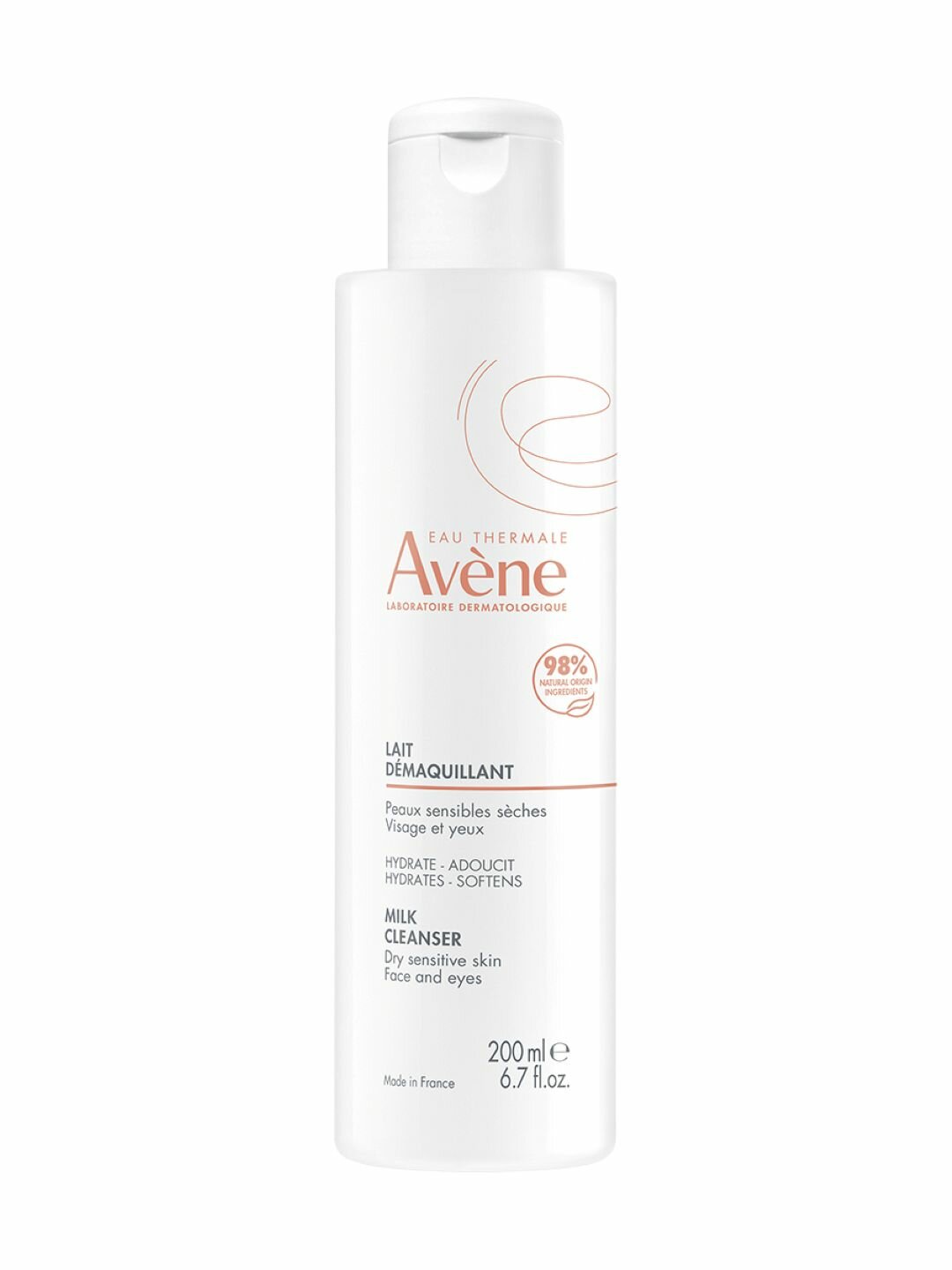 АВЕН Молочко мягкое очищающее, 200 мл | AVENE Milk Cleanser Dry sensetive skin