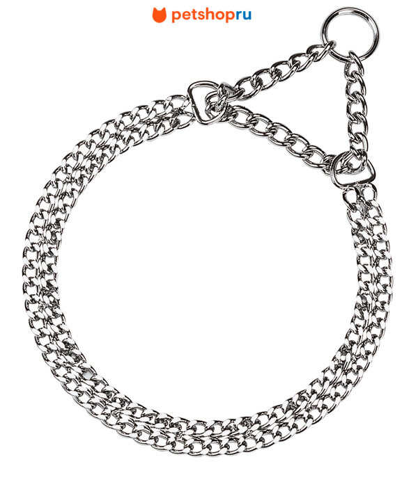Ferplast Ошейник удавка для собак CHROME CSS, 32-44см, M
