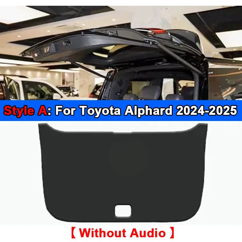 Защитный коврик в багажник Toyota Alphard 2024-2025, Style A- No Audio