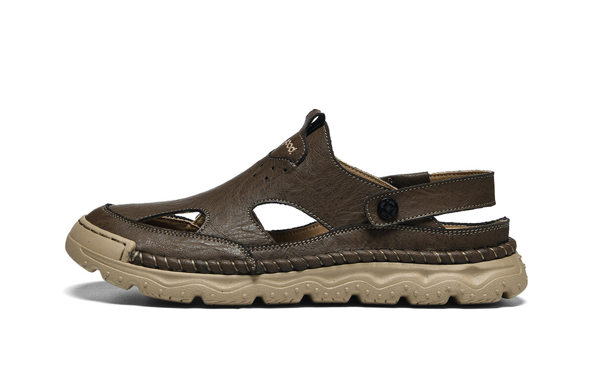 Треккинговые ботинки мужские HLA River Trekking Shoes коричнево-черные 43 EU