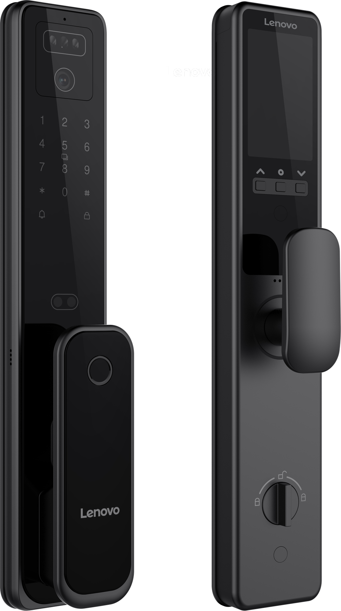 Умный дверной замок врезной Lenovo A3F, Face ID, отпечаток пальца, видеодомофон, Tuya