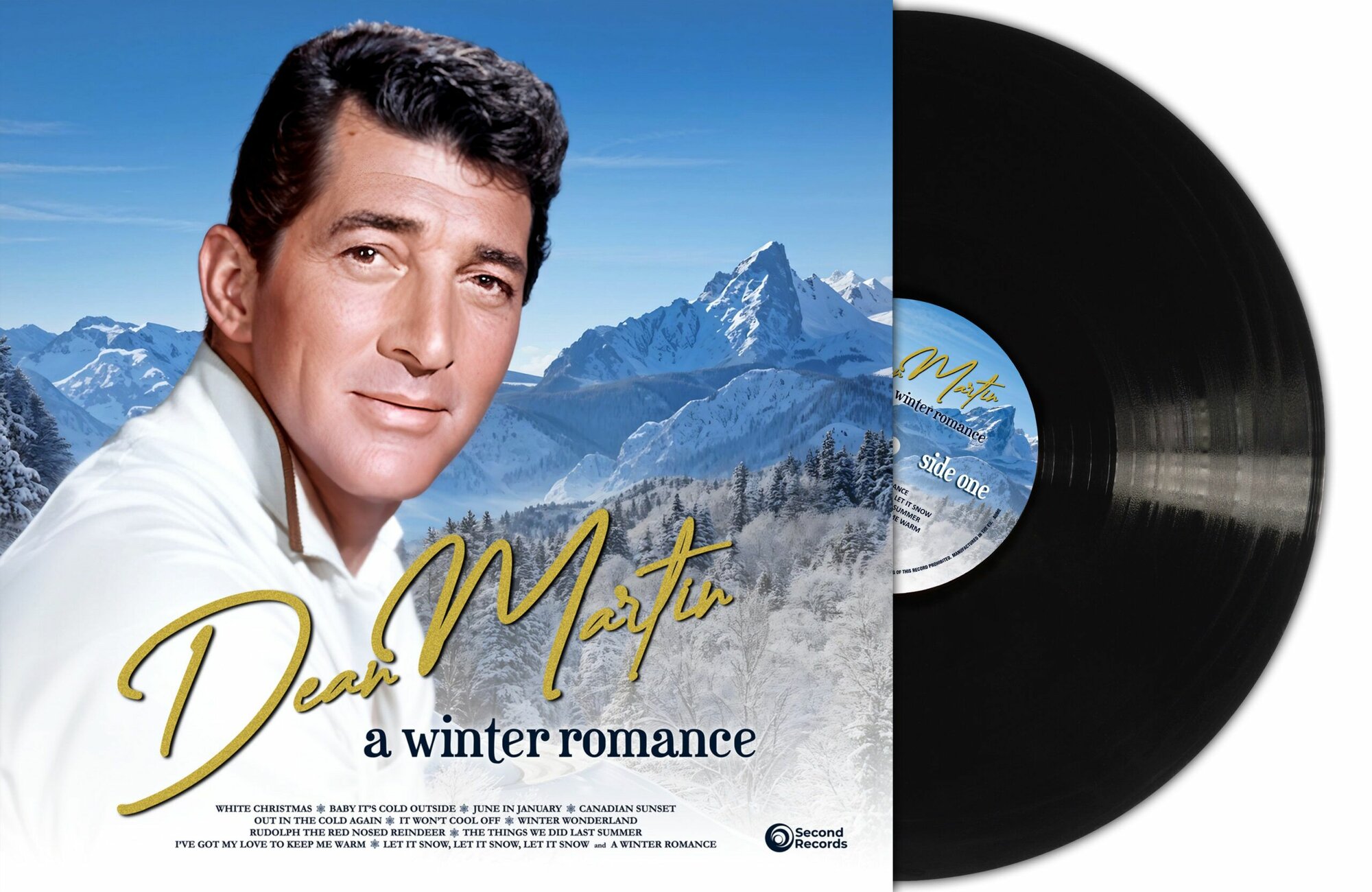 DEAN MARTIN - A Winter Romance, (LP, 180 Gram Black Vinyl) Виниловая Пластинка