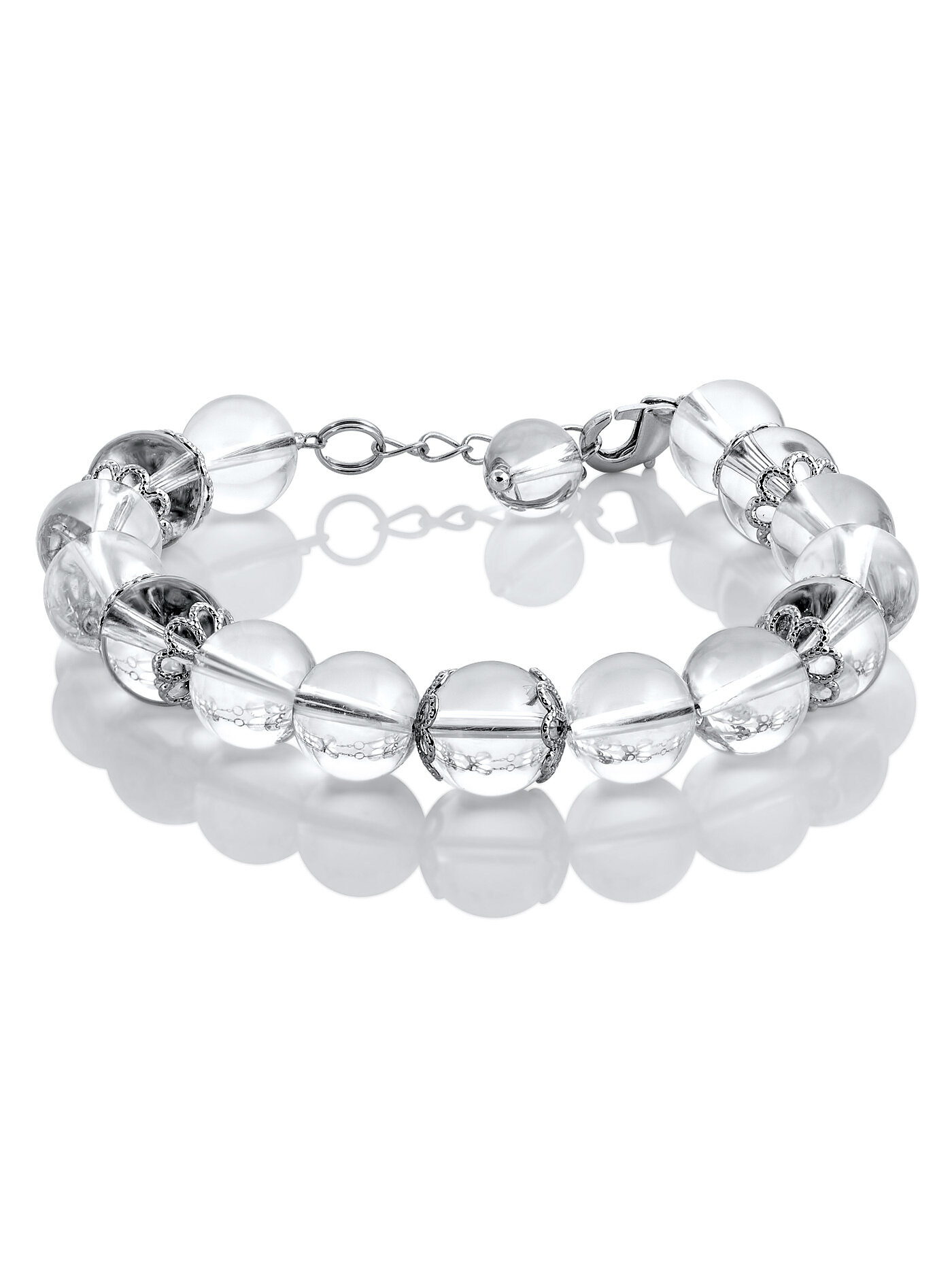 Браслет-цепочка 1/33 EDITION, горный хрусталь