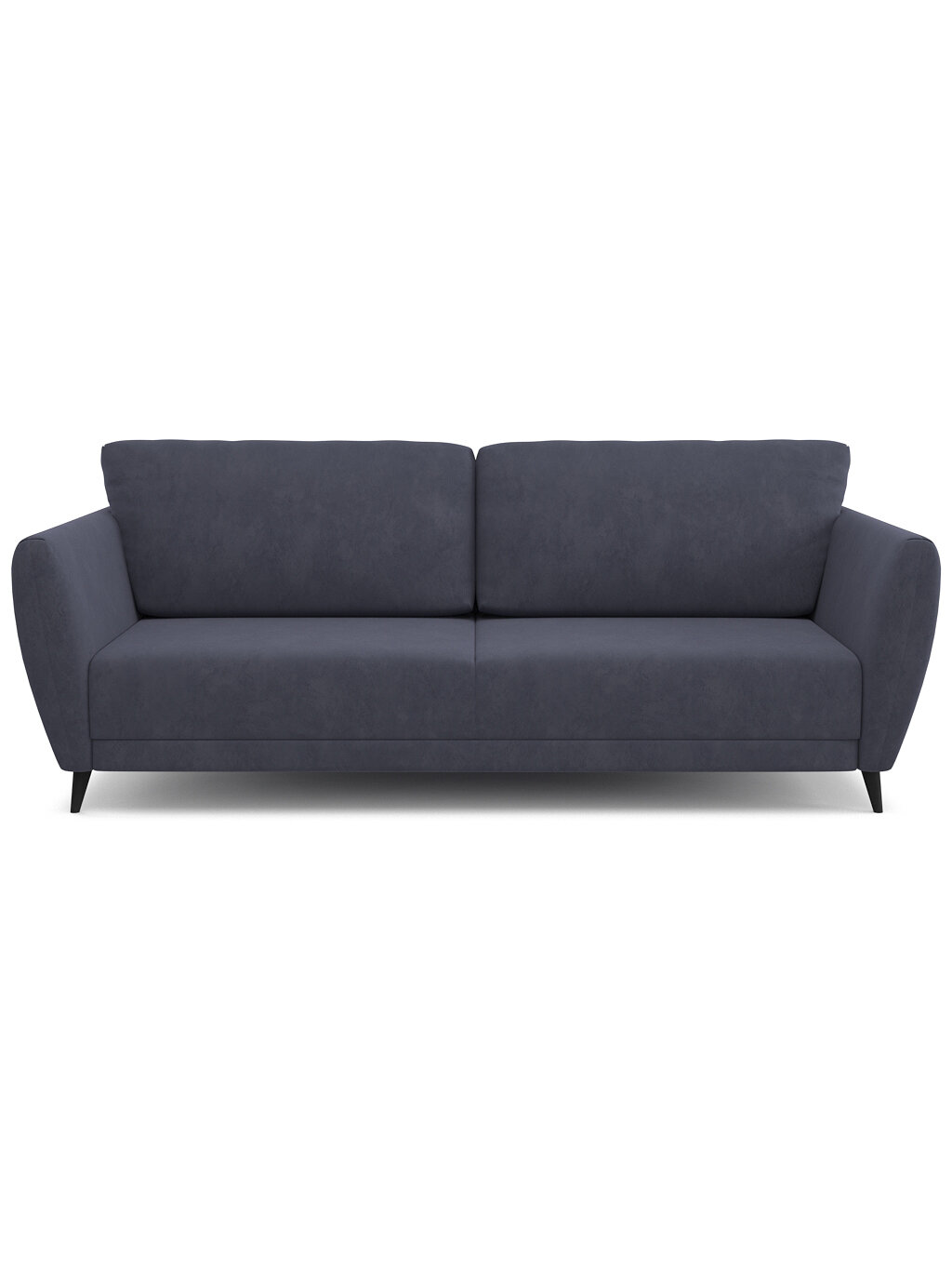 Диван-кровать раскладной PUSHE Фабьен СП, велюр серый Formula 998