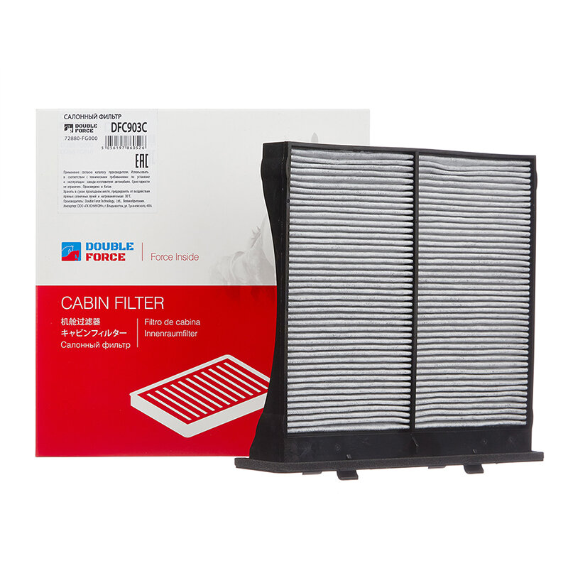 Фильтр салонный DOUBLE FORCE угольный DFC903C SUBARU IMPREZA IMPREZAXV EL15, EJ20, DBAGH2,3, DBAGH6,7,8, IMPREZA ANESIS