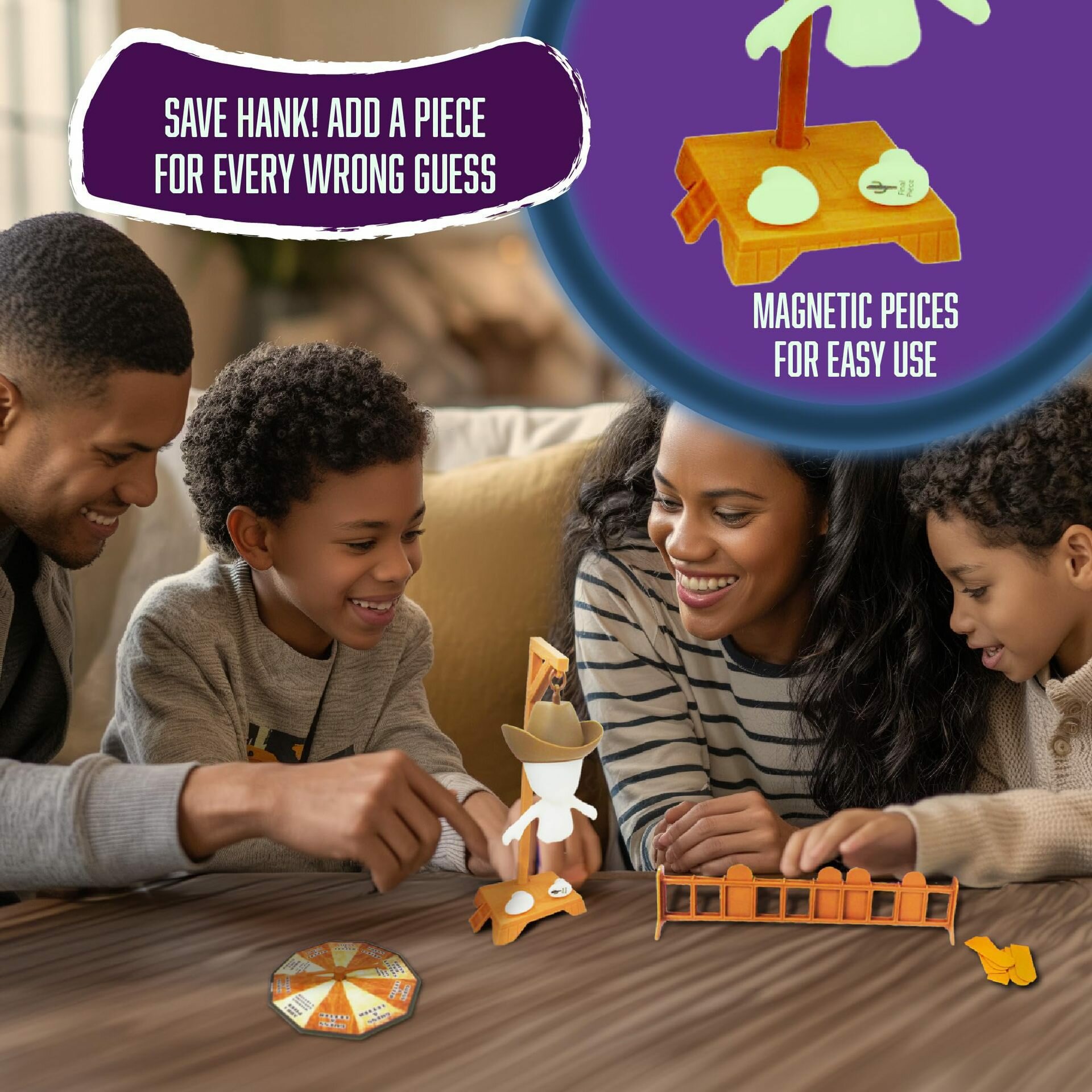 Настольная игра FOTORAMA "Hangman висилица", пластик, белая, бежевая, коричневая