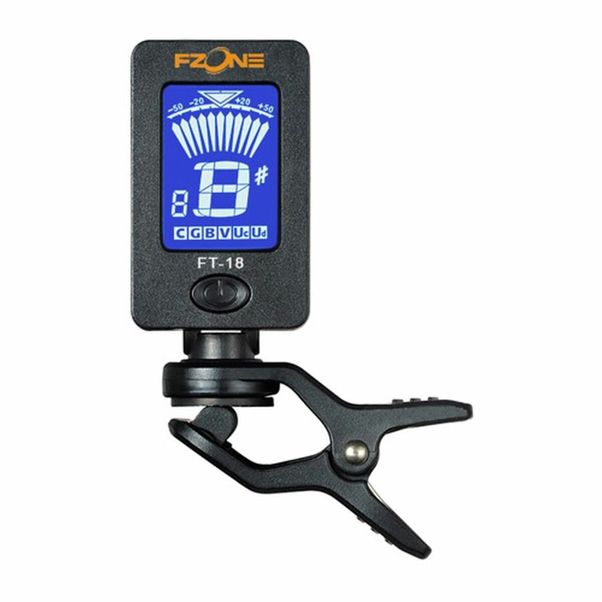 Тюнер универсальный с прищепкой FZONE FT-18 автоматический, хроматический