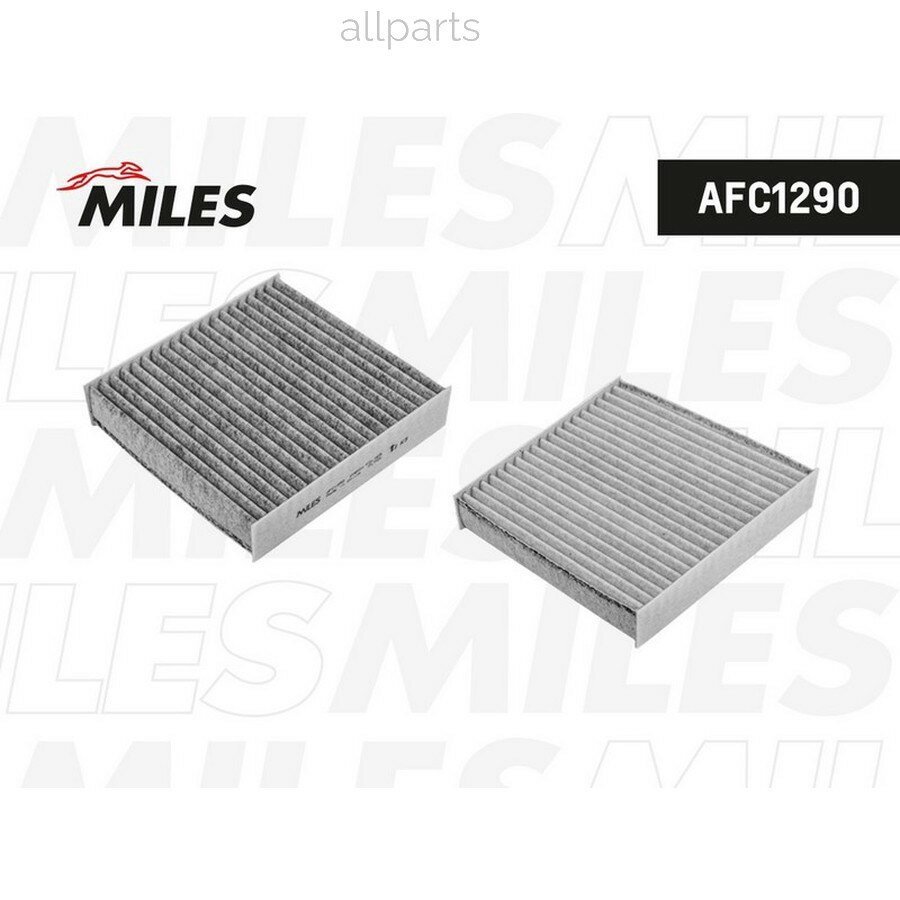 MILES AFC1290 Фильтр салона HONDA JAZZ 02-/SUZUKI SWIFT угольный