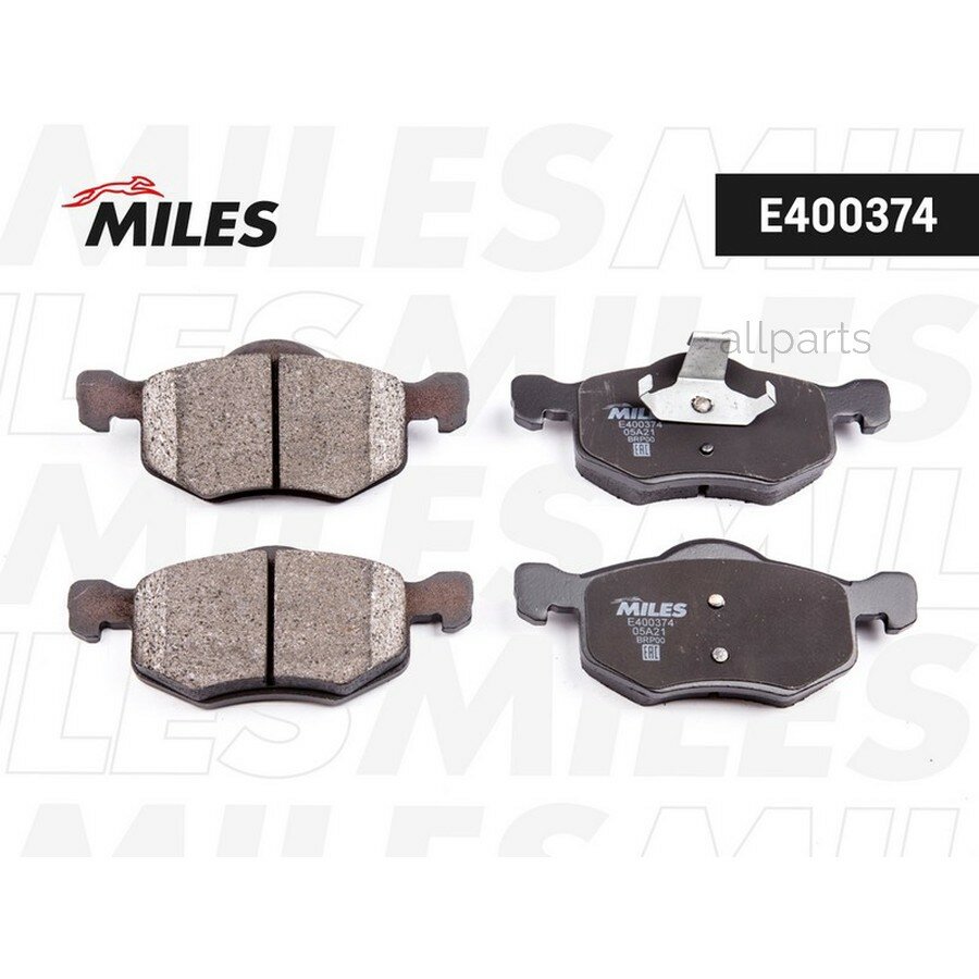 MILES E400374 Колодки тормозные FORD MAVERICK 03-/MAZDA TRIBUTE 00- пер. LowMetallic