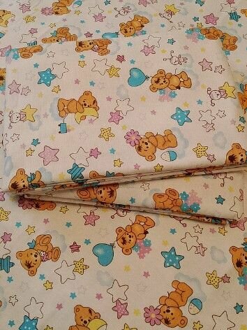 Простыня Фланель Мишка с шаром, 180x200 см