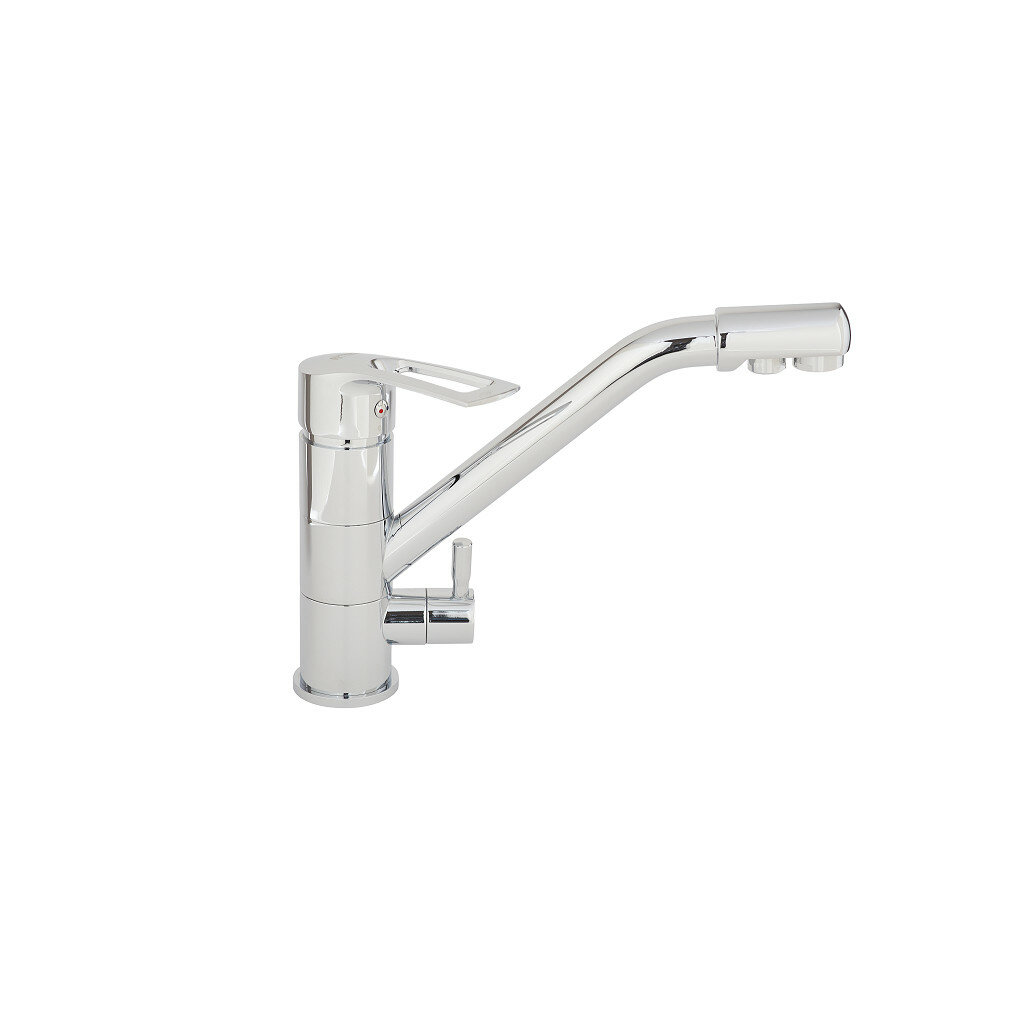 Смеситель Оптима О4706 кухня 35 мм, с выходом под фильтр Смеситель для кухни Оптима О4706, картридж 35 мм, с выходом под фильтр