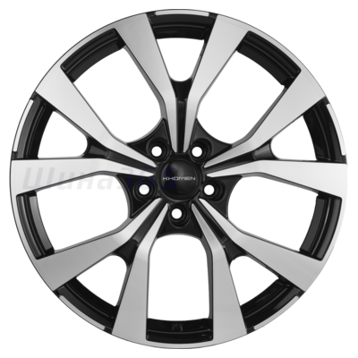 Литой колесный диск Khomen Wheels KHW1906 (Kia Sportage) 7x19/5x114,3 ET51 D67,1 Black-FP