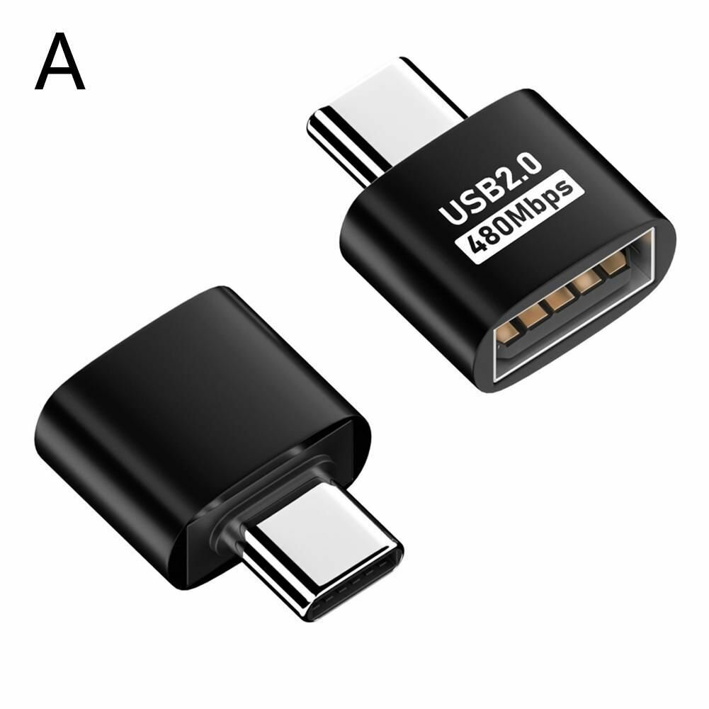 Адаптер USB-USB C для смартфонов iPhone Android, Конвертер USB C OTG