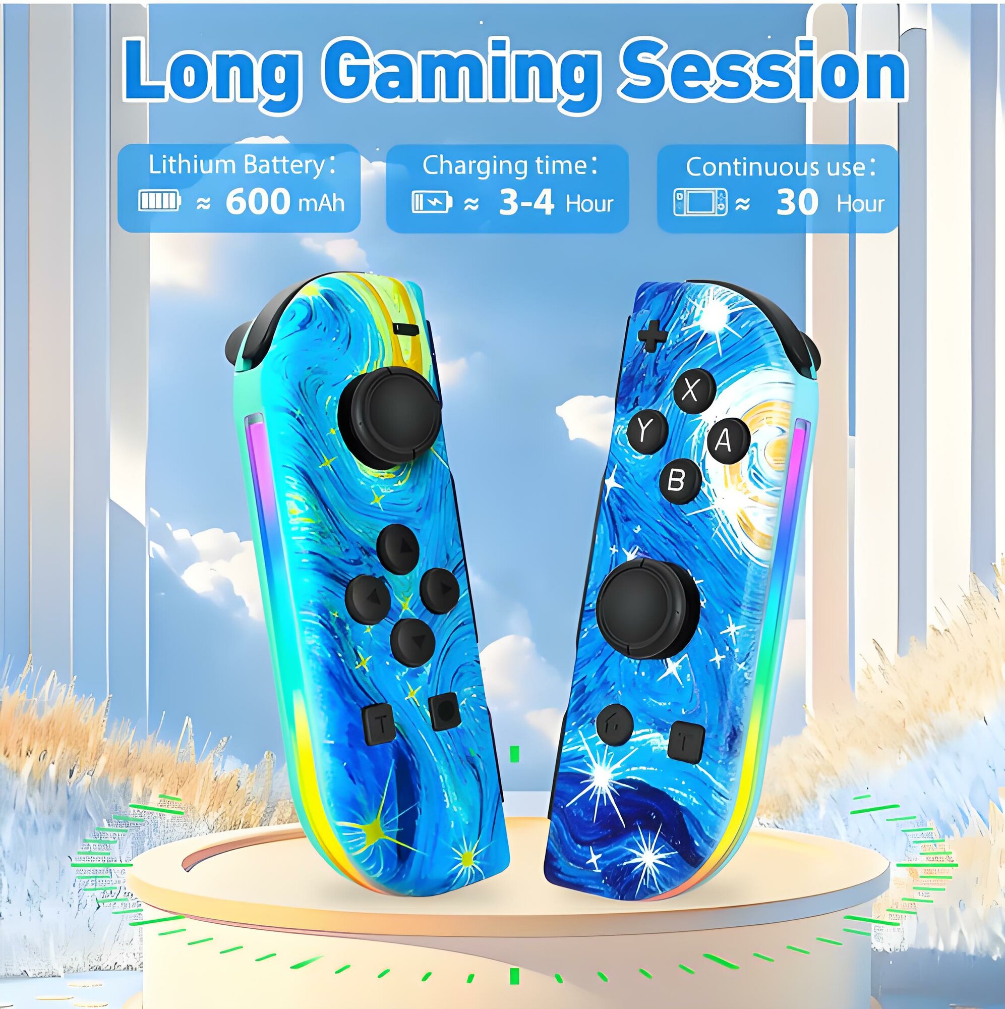 Для Nintendo Switch Joy Con контроллер левой правой беспроводной пары геймпад джойстик