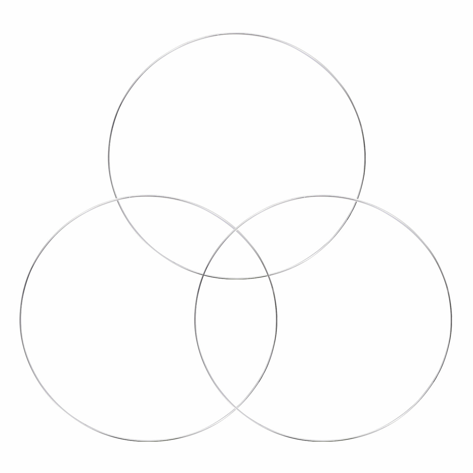 40 см большое круглое железное кольцо, металлическая подвеска Ловец снов , украшение на стену, набор ювелирных изделий сделай сам , 3 шт, серебряное железное сварочное кольцо