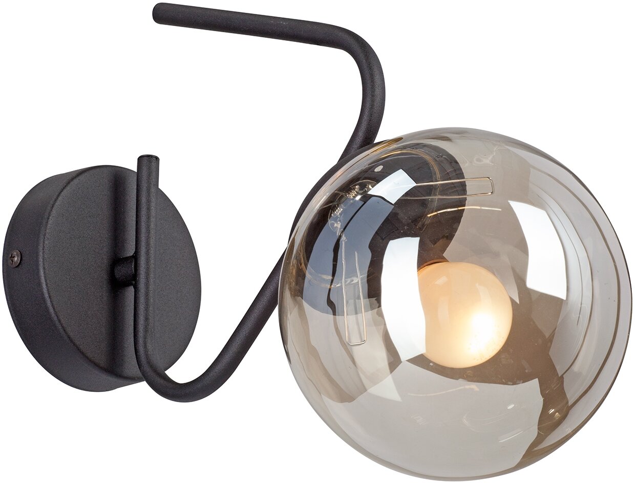 Бра Vitaluce V4715-1/1A, цоколь Е14, мощность 40 Вт, металл/стекло