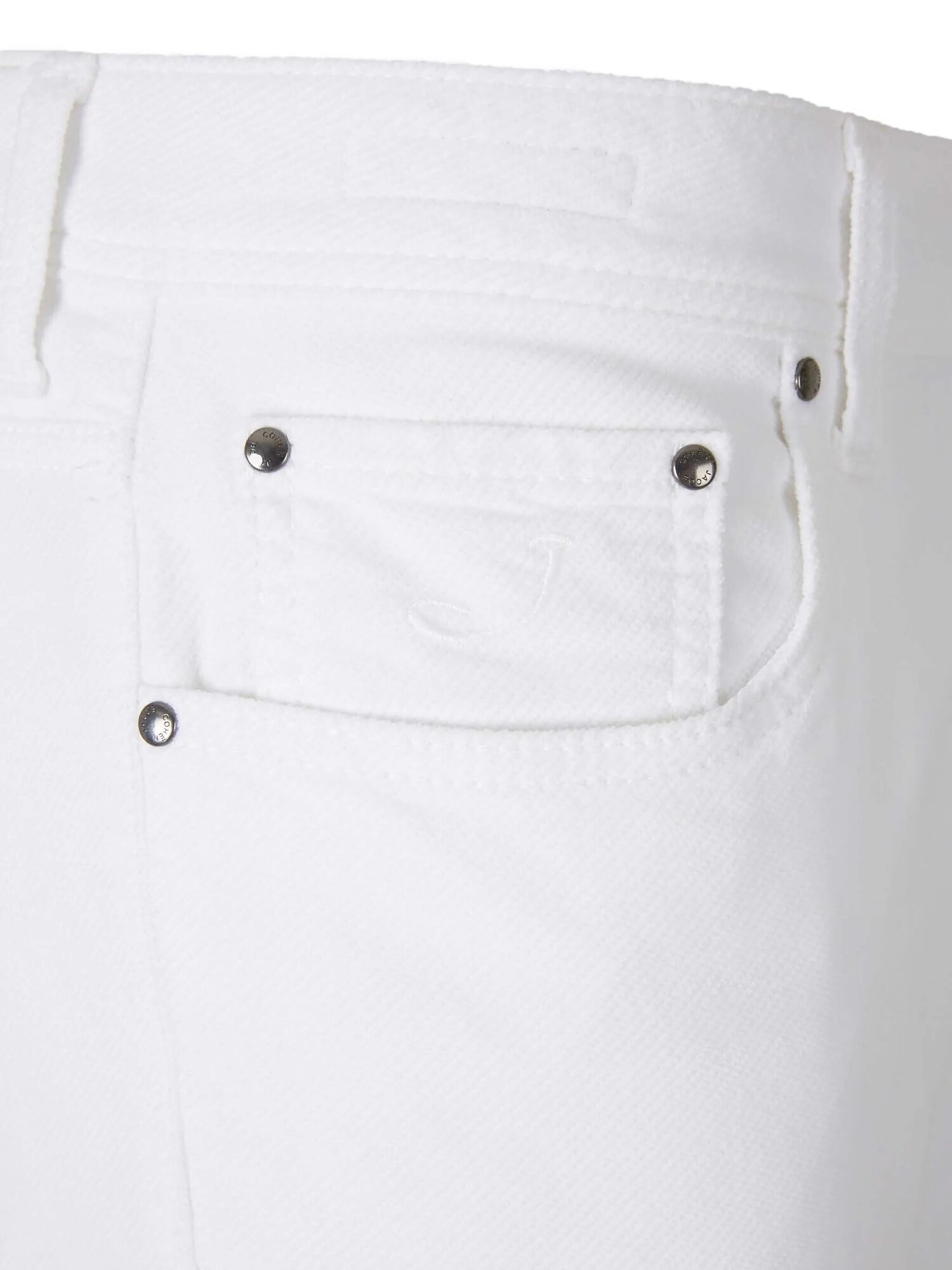 Джинсы Jacob Cohen Button-fly jeans, размер L, белый — фото 1
