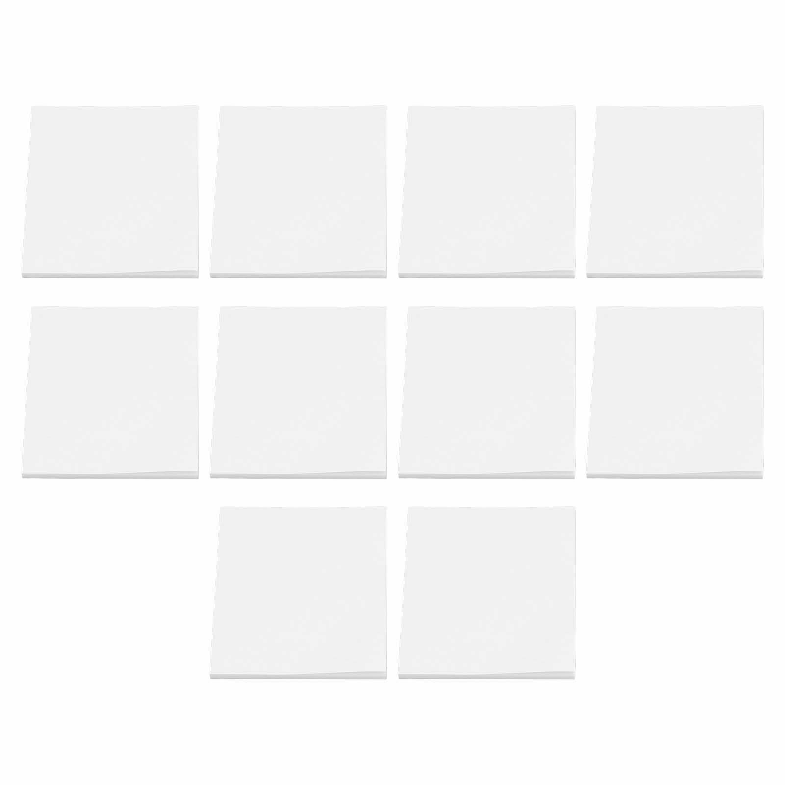 Водонепроницаемые прозрачные липкие блокноты, 500 шт, прочные, глянцевые блокноты для записей, прозрачные липкие блокноты для офиса, школы, домашнего использования