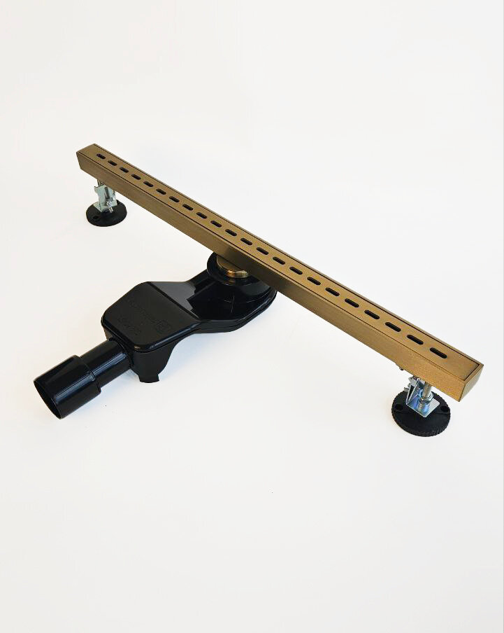 Душевой трап 60 см WONZON & WOGHAND, Брашированное золото (WW-65406M-BG)