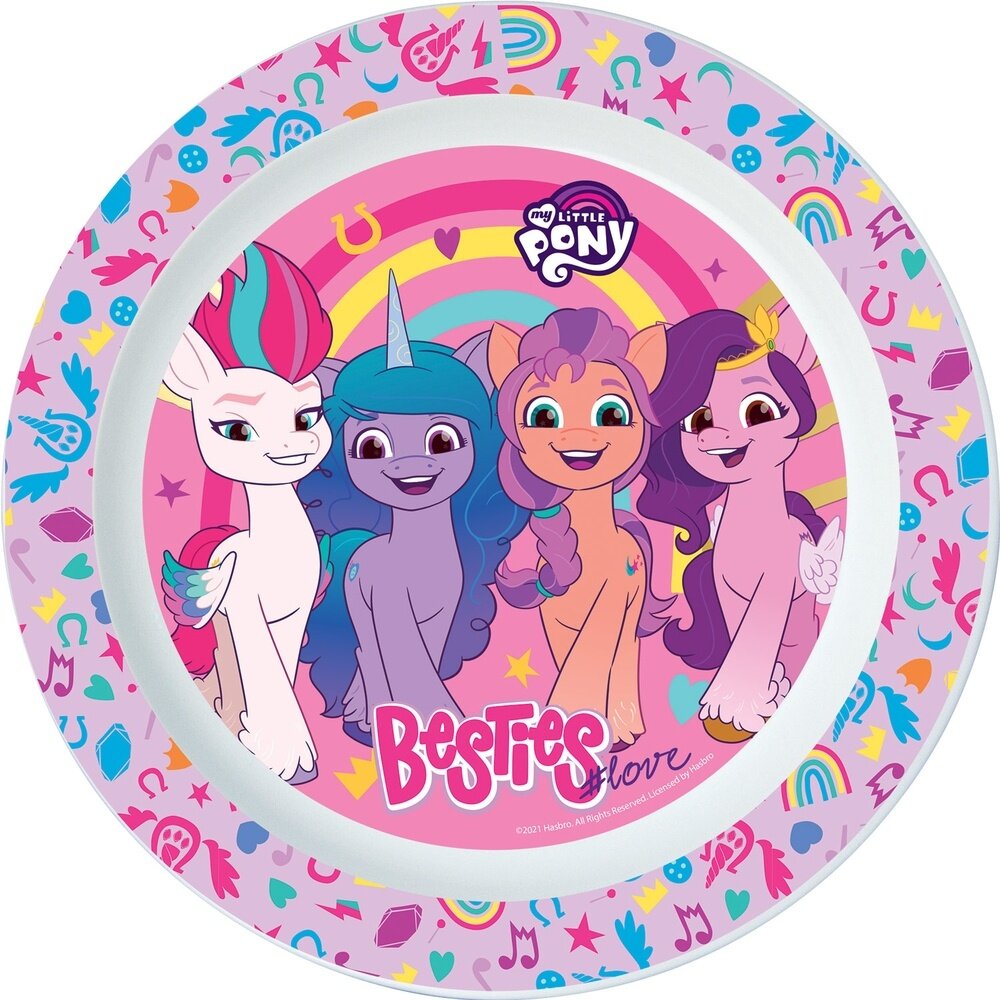 Тарелка детская ND Play "My Little Pony", Гвоздь программы, для СВЧ, пластик (61447)