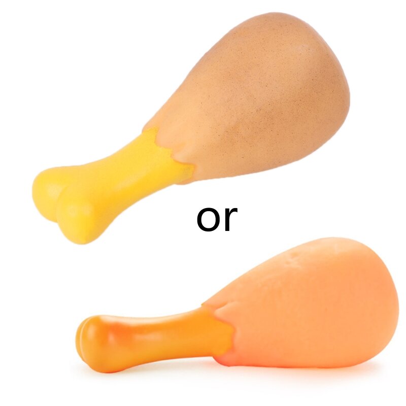 Собачья Молярная Палочка в Форме Голени для Агрессивных Жевателей Скрипучая Голень Интерактивная Обучающая Игрушка для Средних /Крупных