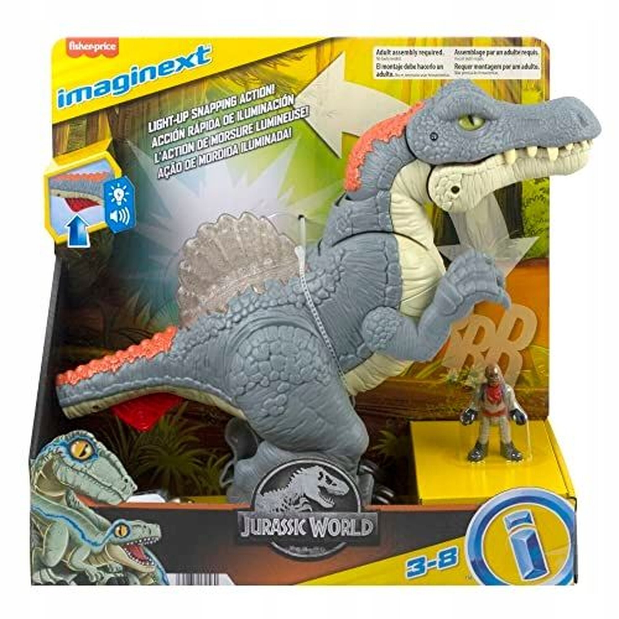 Игровой набор Fisher-Price Imaginext Jurassic World - Динозавр Спинозавр - HML41
