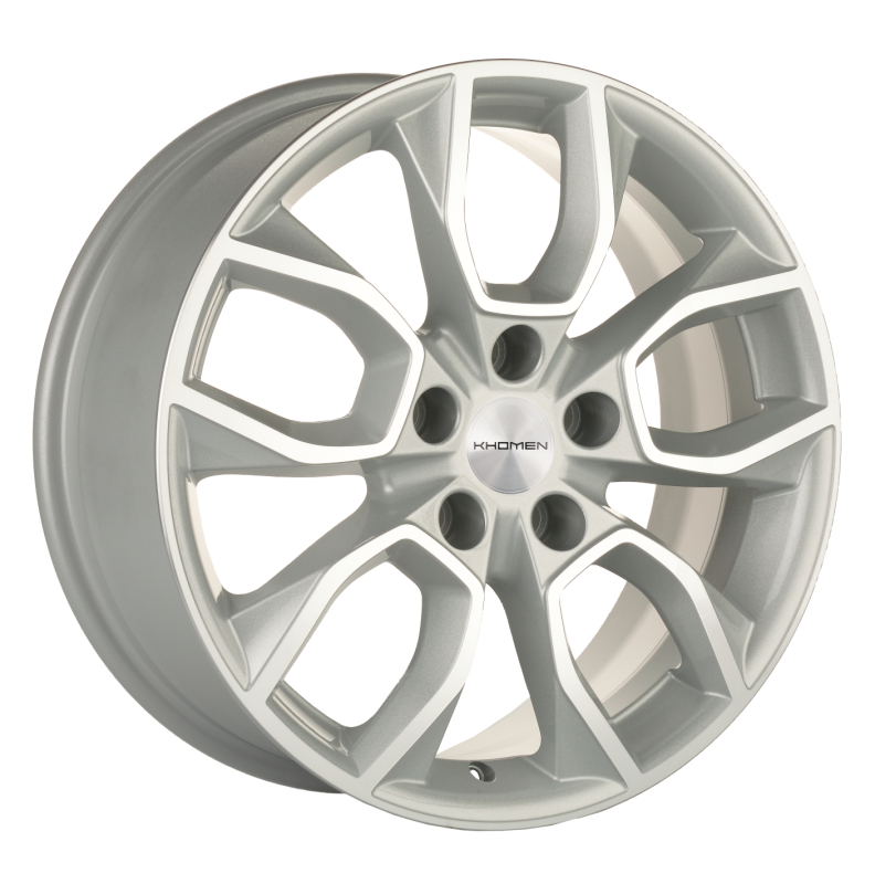Диск колесный Khomen Wheels KHW1713 (Karoq) 7,0x17 5x112 Dia57.1 ET45 цвет F-Silver