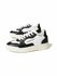 Кроссовки Twinset Milano Colourblock leather sneakers, размер 34, бежевый/белый