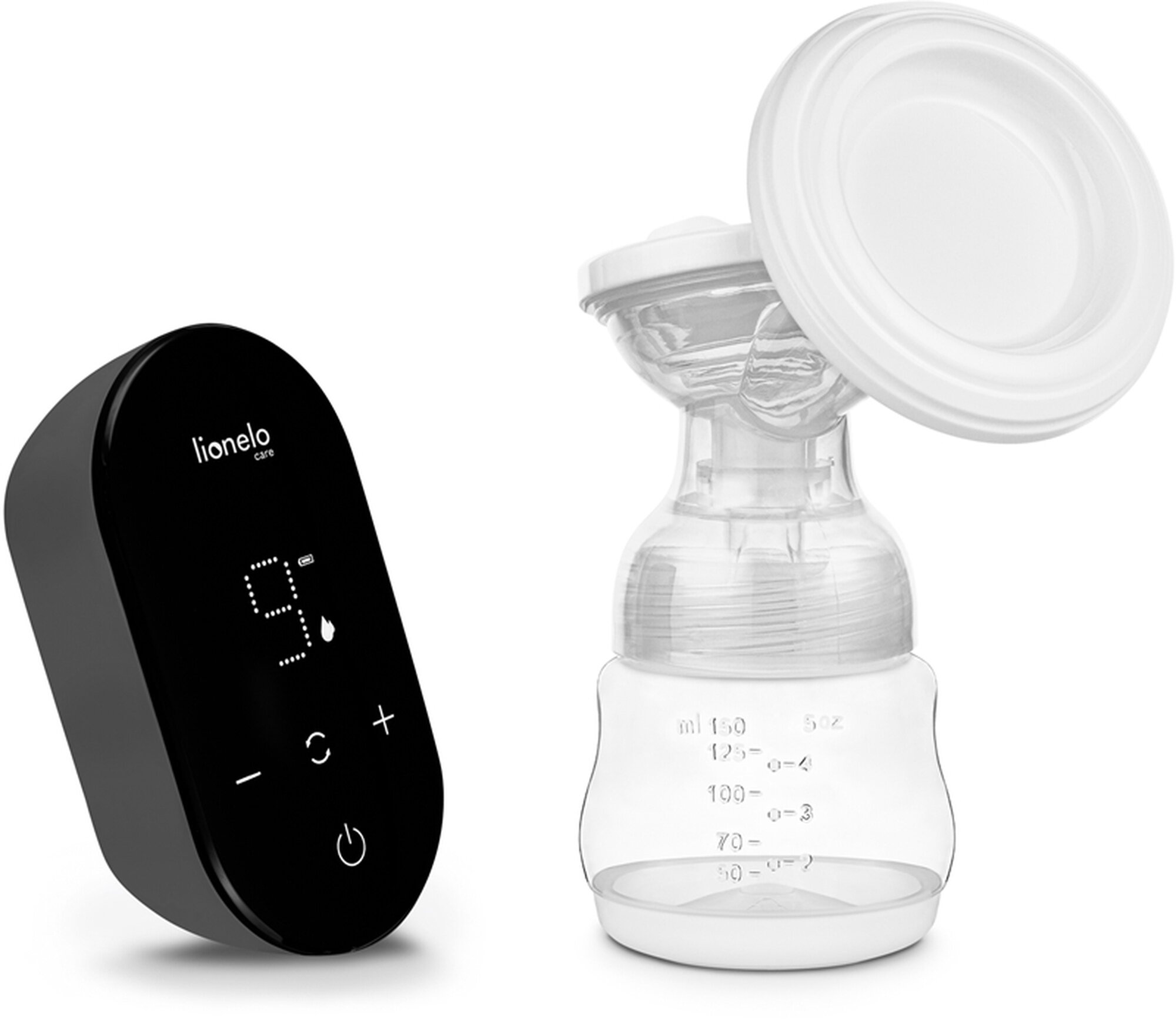 Молокоотсос электрический Lionelo Care Fidi Go, 150мл, USB-кабель, белый