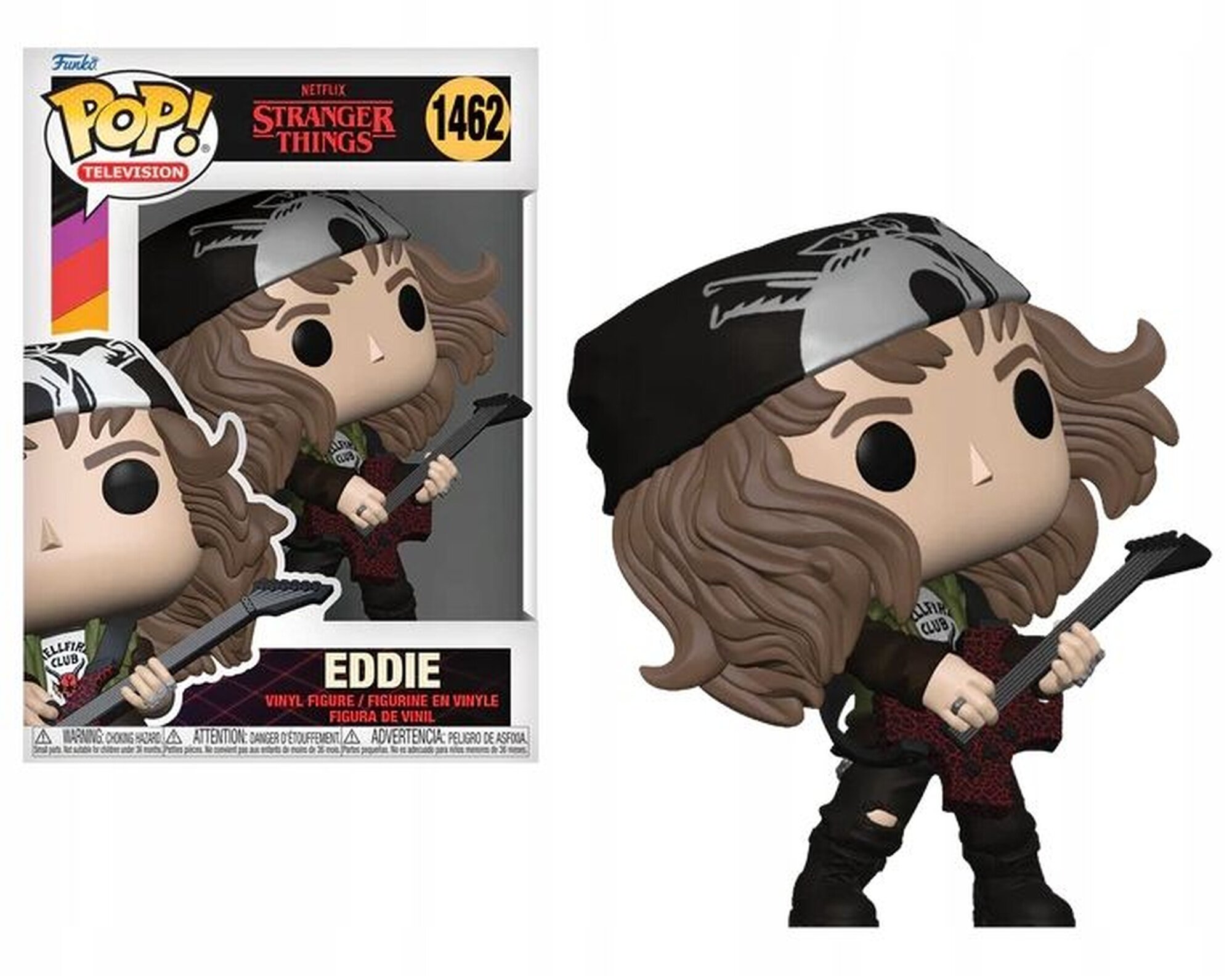 Фигурки Funko Pop TELEVISION - Коллекционная фигурка STRANGER THINGS Эдди с гитарой - Фанко 1462