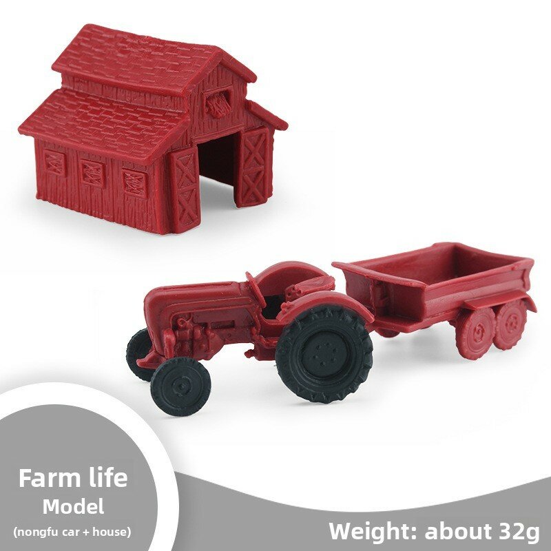Farm life овца корова свинья курицы pvc фигурки животных для фермы декор и детей дом набор