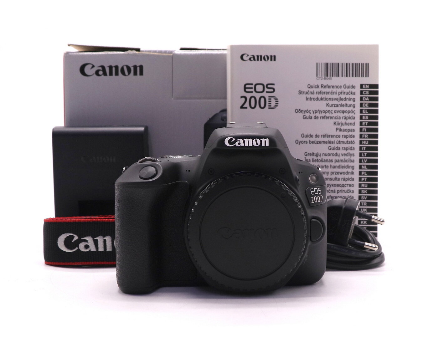 Камера Canon EOS 200D body в упаковке (пробеге 300 кадров)