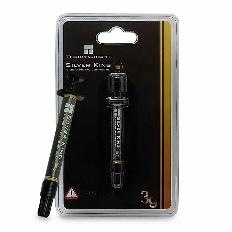 Thermalright sliver king Жидкий металл 3г Теплопроводность 79