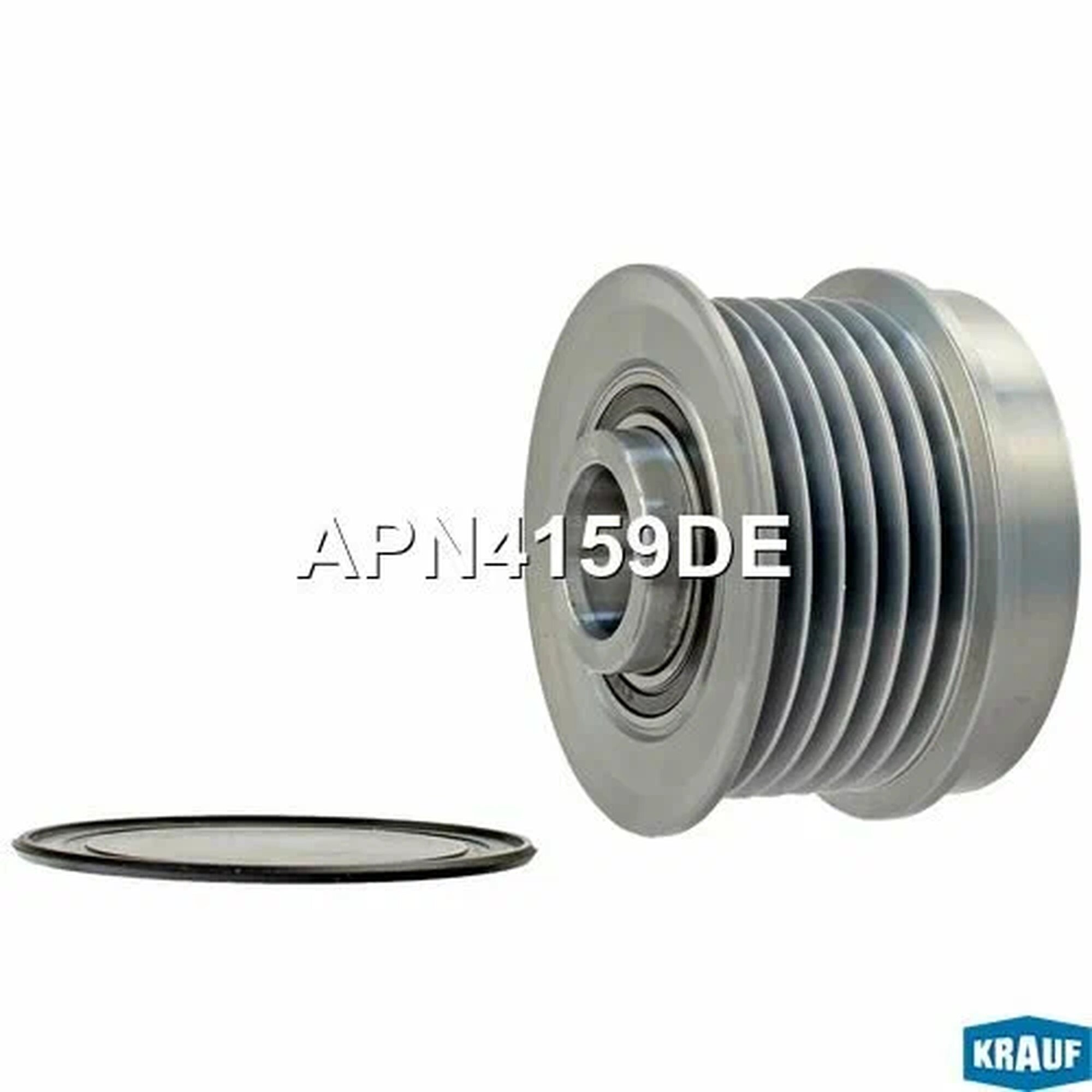 Шкив обгонный генератора Ford Fusion/Mondeo L4 1.5L 1499cc 91cid 2014-2016 Fusion L4 1.6L 1596cc 97c, KRAUF APN4159DE