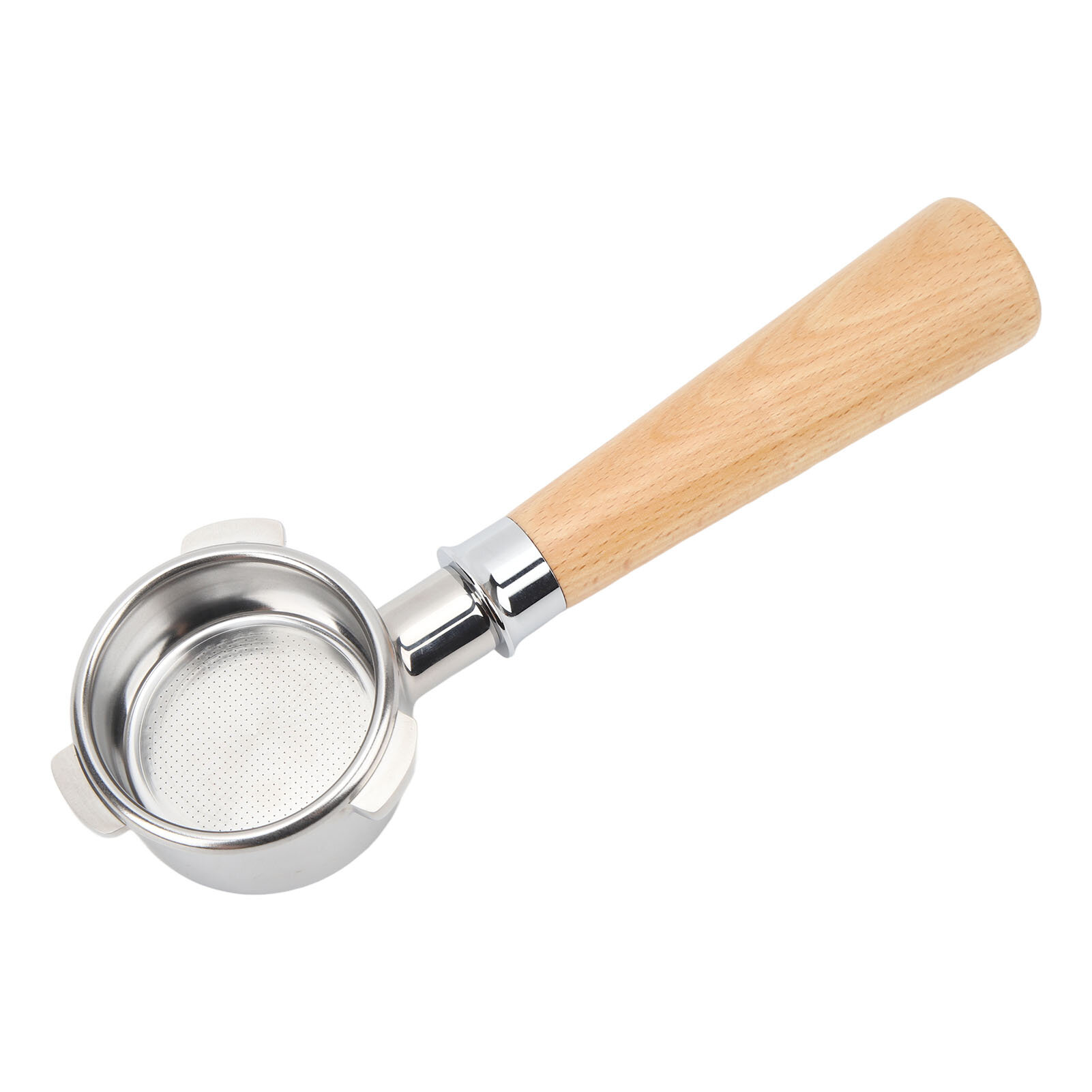 Портативный фильтр-держатель без дна из нержавеющей стали, для кофемашины Breville 8 серии, 54 мм, цвет A2, бук