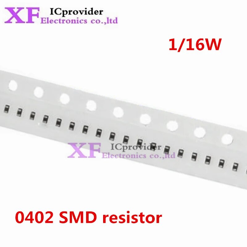 SMD резистор 0402 1% 49.9 ohm 100 шт.