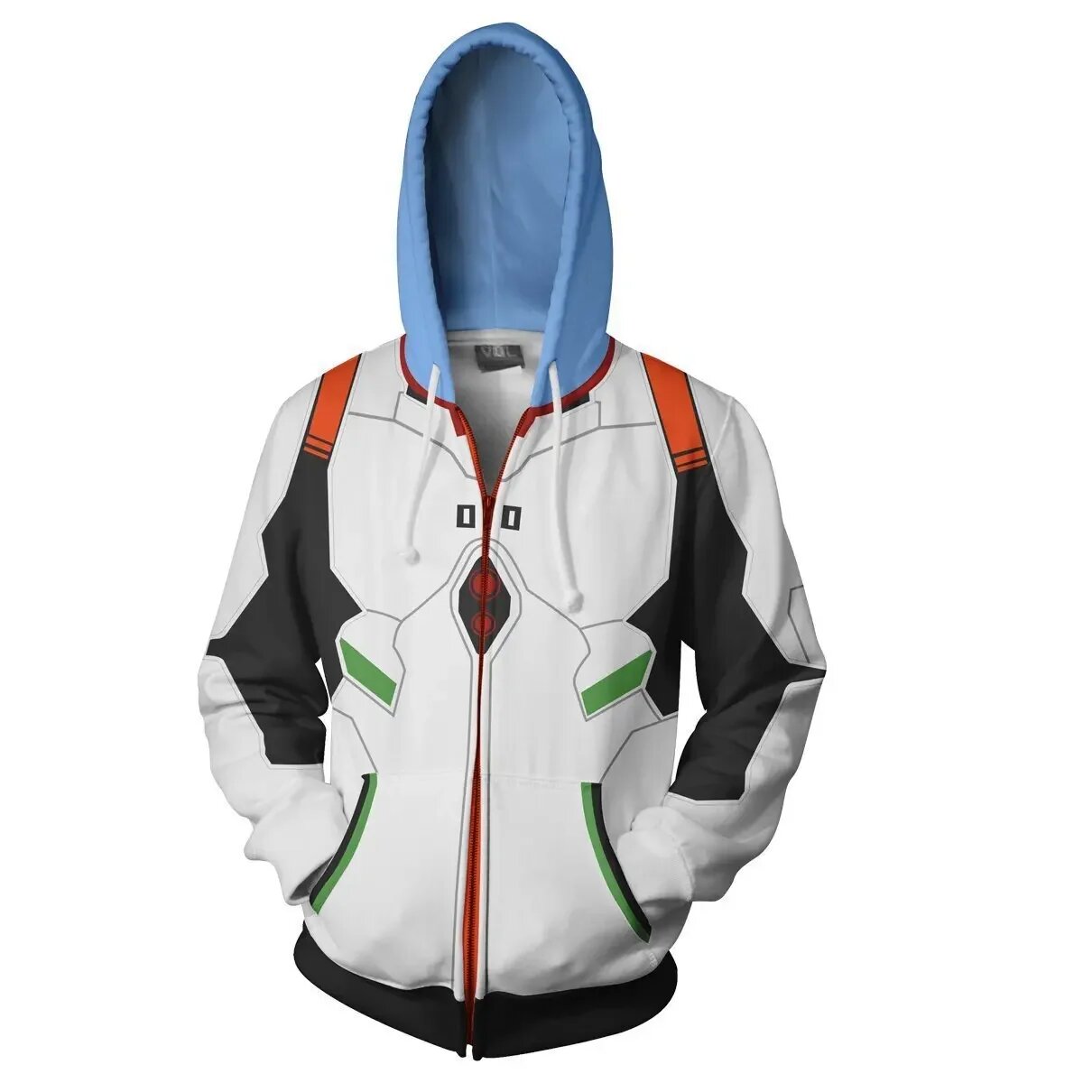 Косплей костюм Эва Аянами Рей / Асука Лэнгли / Икари Синдзи 3D пальто XS, 04