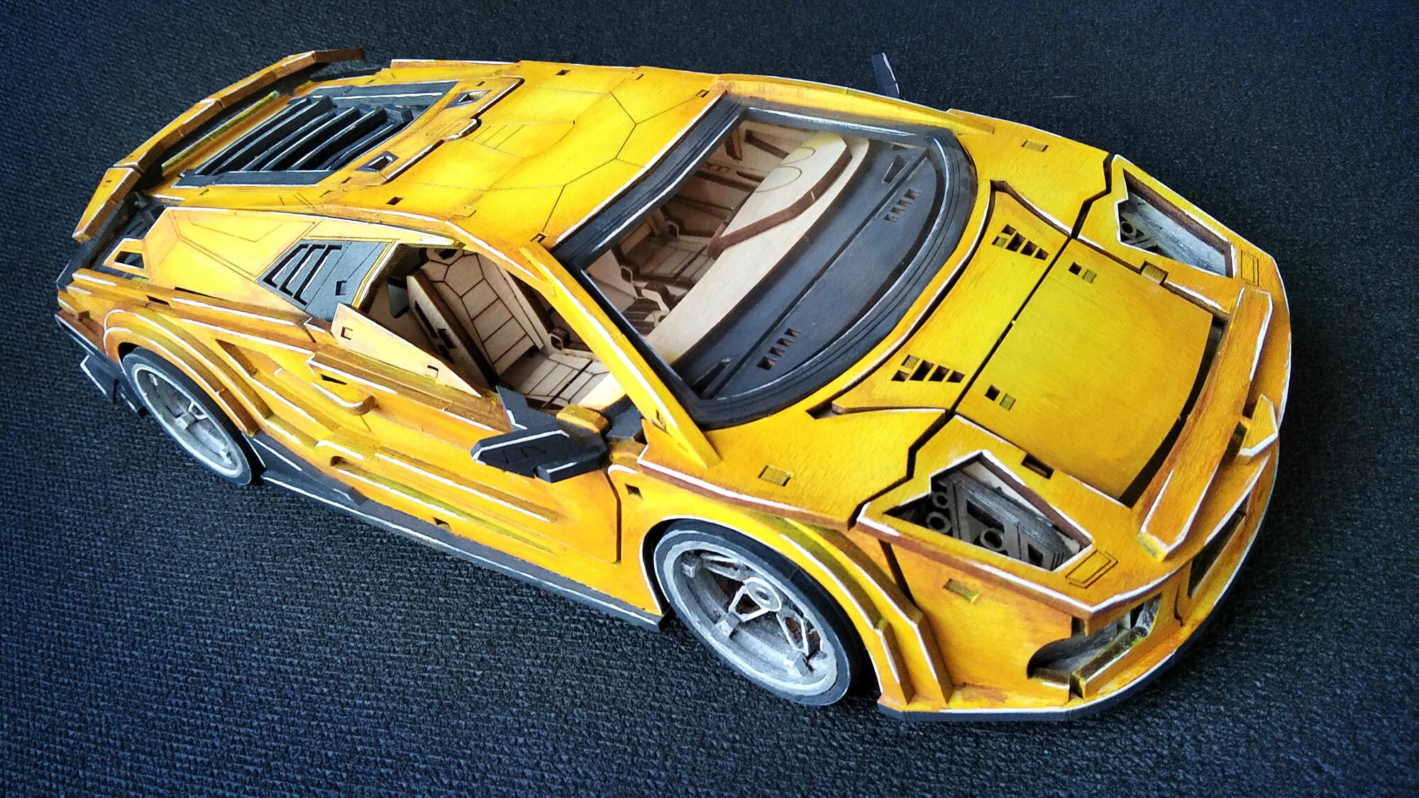 Ламборгини - Lamborghini - 30х15,5х7,5см - Сборная деревянная модель