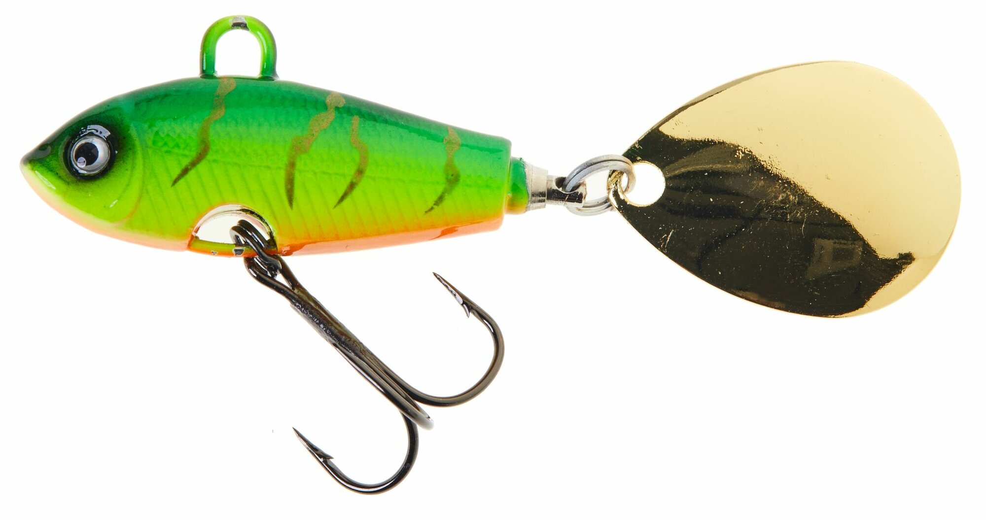 Блесна на щуку тейл-спиннер Lucky John SHAD CRAFT SPIN 20.0г 003 в блистере набор приманок для ловли среднего окуня, судака и жереха , снасти рыболовные для зимней и летней рыбалки