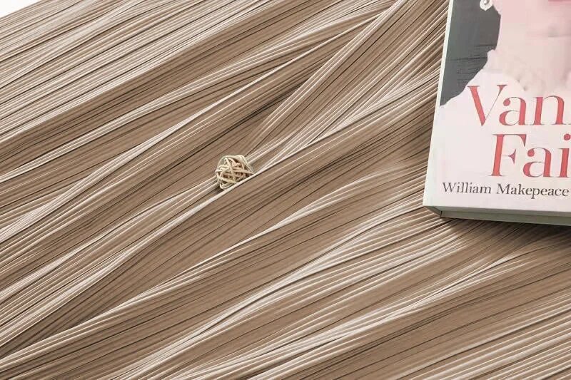 Плиссированная ткань из полиэстера 100% белый 1,5 м khaki