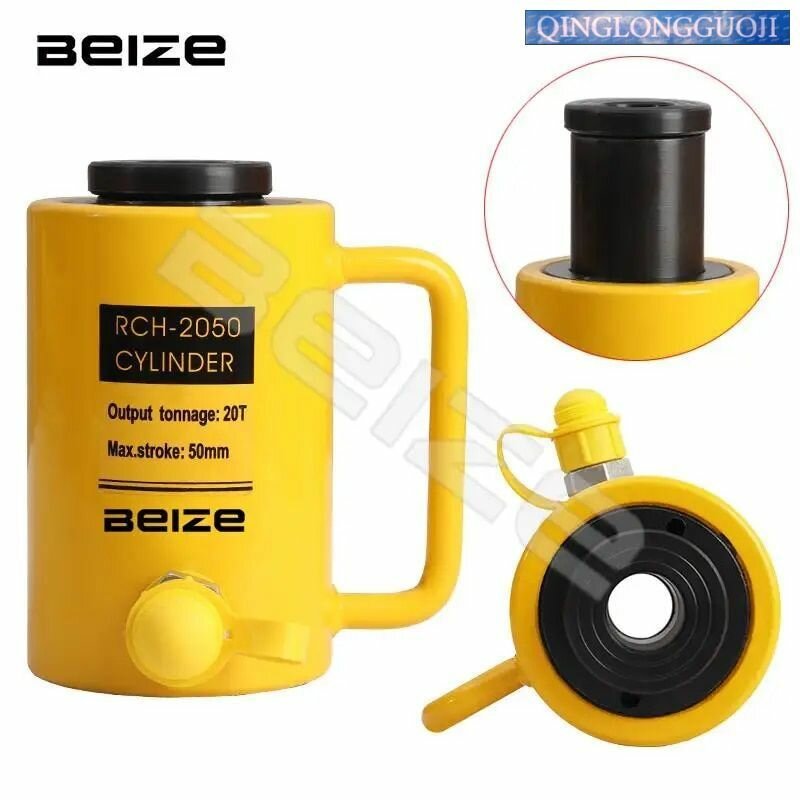 Полый Гидроцилиндр Для Тяжелых Условий Эксплуатации RCH-2050, Производительность 20 Тонн, Ход 50 Мм